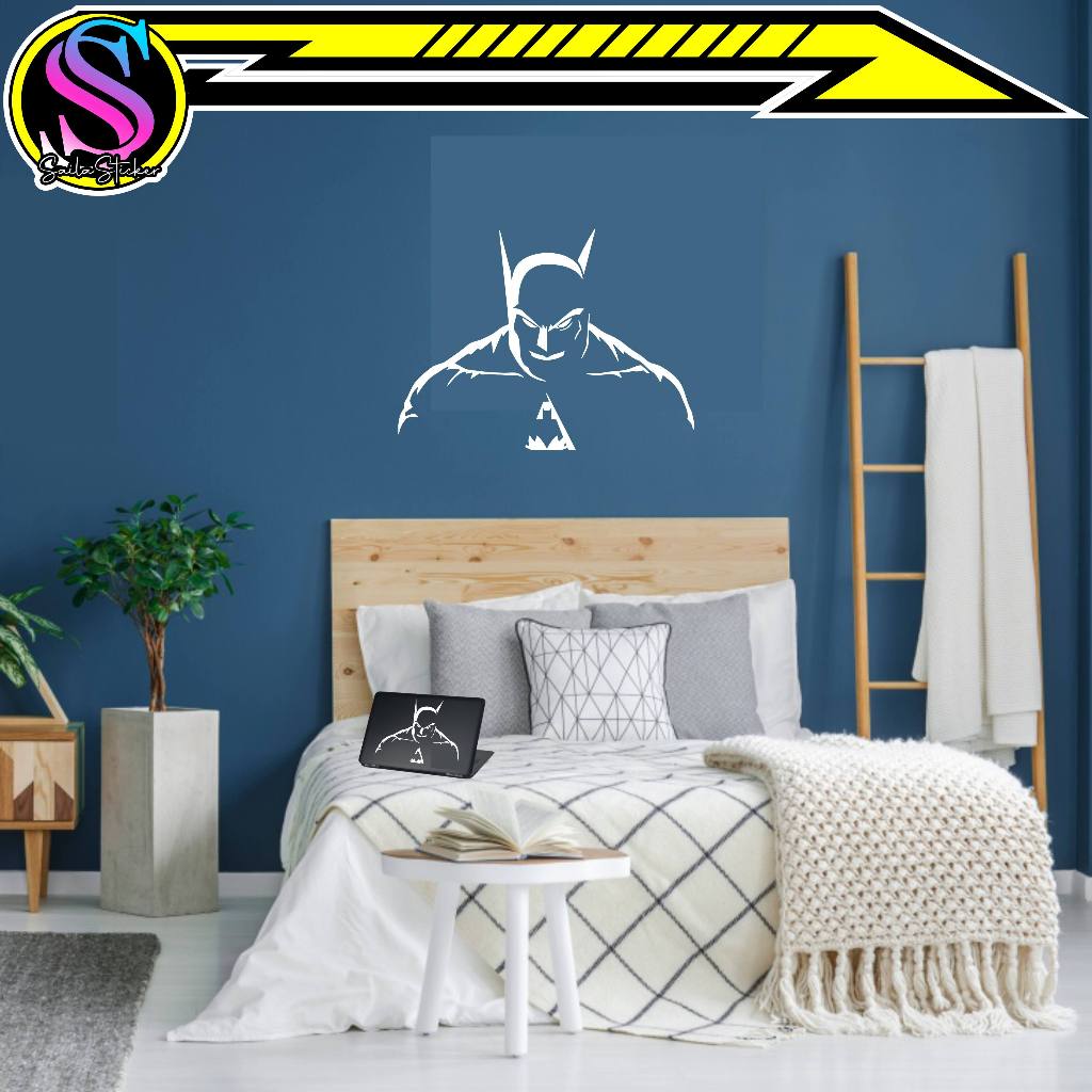 Jual 141/STIKER DINDING/STIKER LAPTOP/STIKER LOGO BATMAN/STIKER KARTUN ...