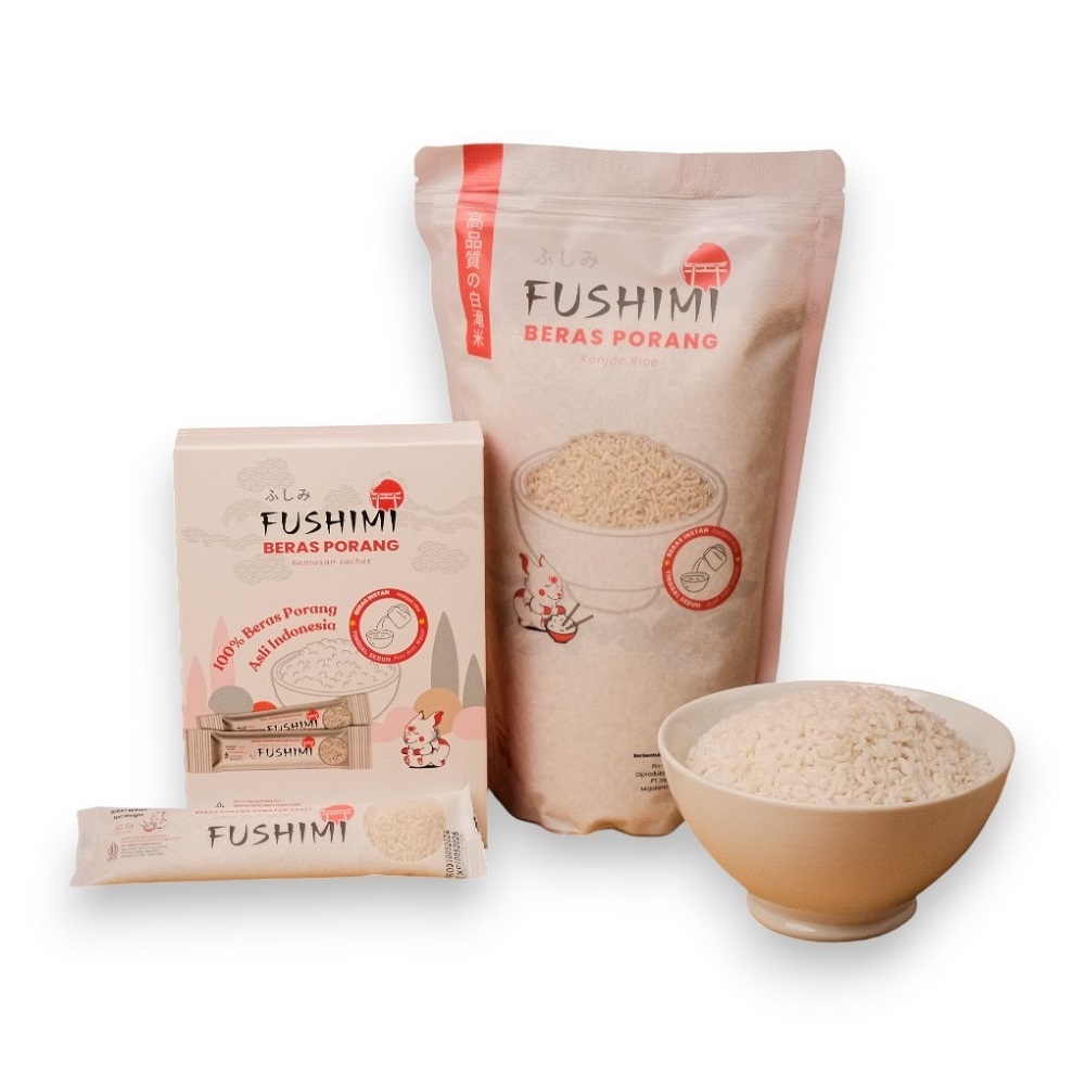 Jual BERAS PORANG FUSHIMI SHIRATAKI KONJAC RICE | Shopee Indonesia
