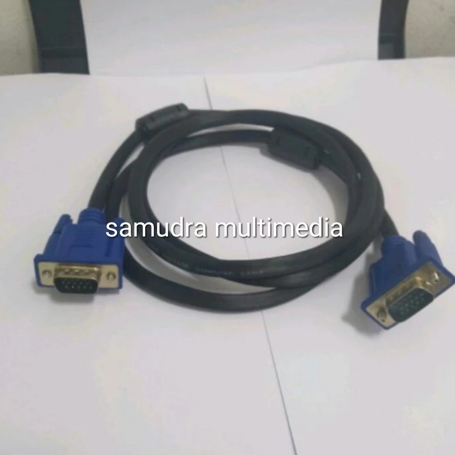 Jual kabel VGA ( monitor ke PC komputer ) panjang 1.5mtr | Shopee Indonesia