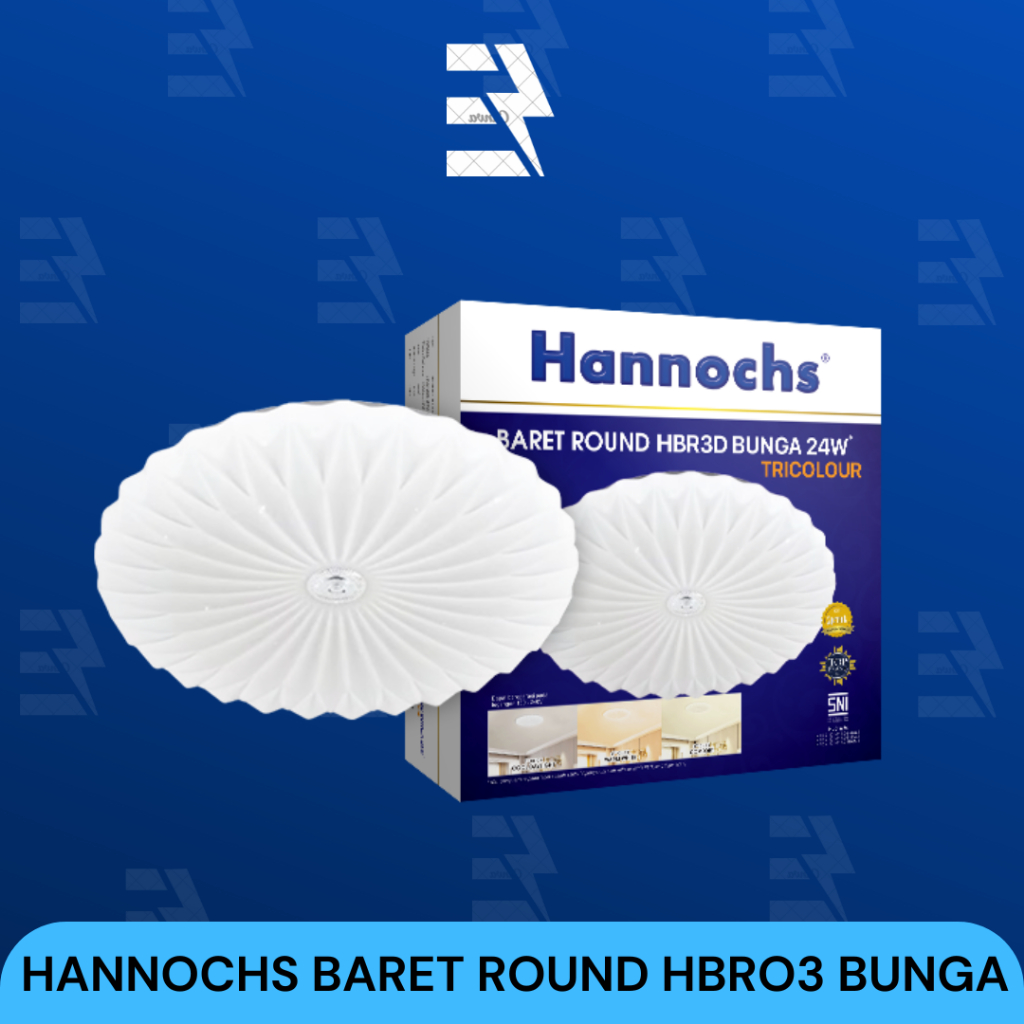 Jual DOWNLIGHT OB / LAMPU LED HANNOCHS BARET ROUND HBR3D BUNGA 24W ...
