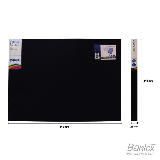 Jual BANTEX 40 SHEET DISPLAY BOOK / CLEAR HOLDER A3 LANDSCAPE 3364 ...