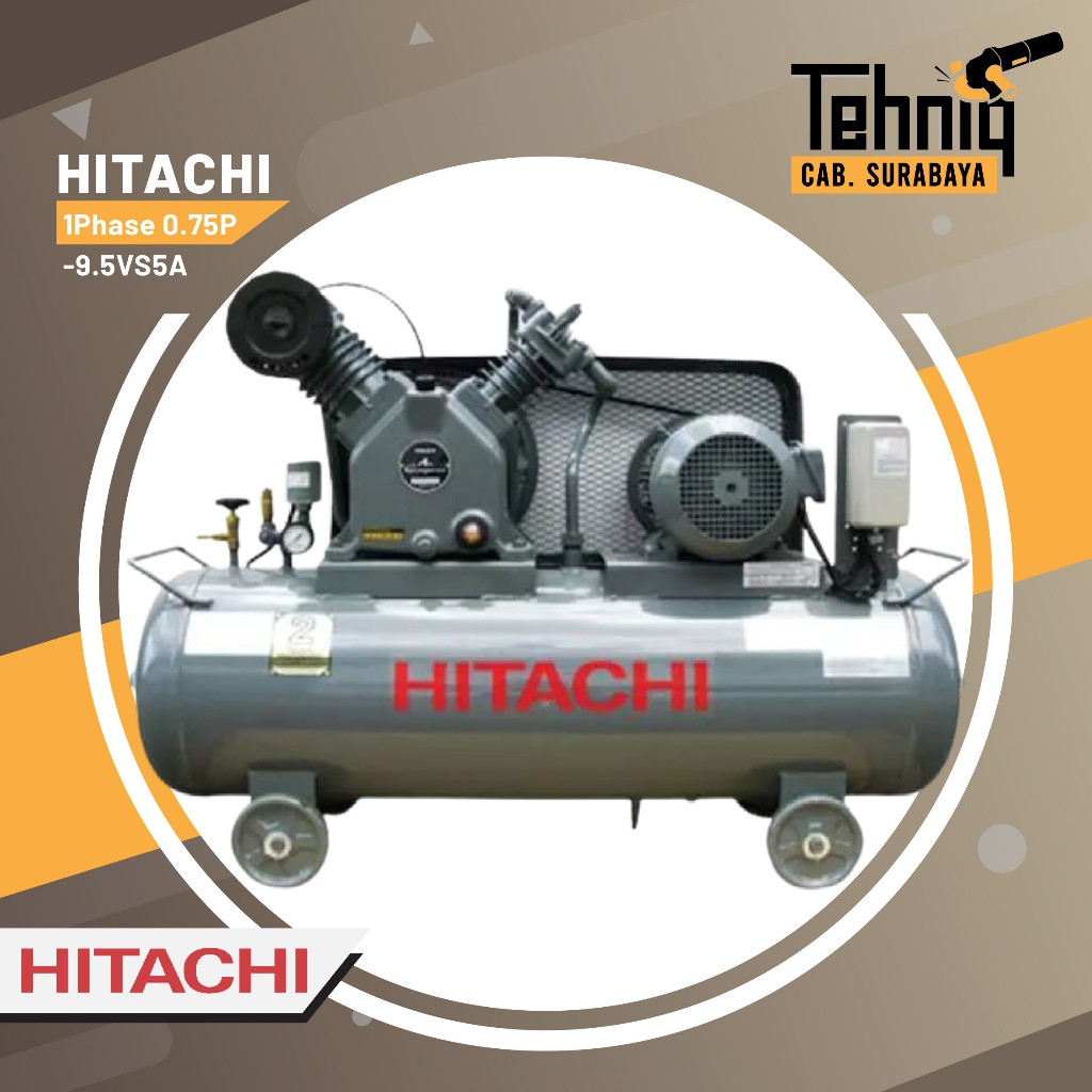 Jual Mesin Air Compressor Hitachi 1hp 1phase | Shopee Indonesia
