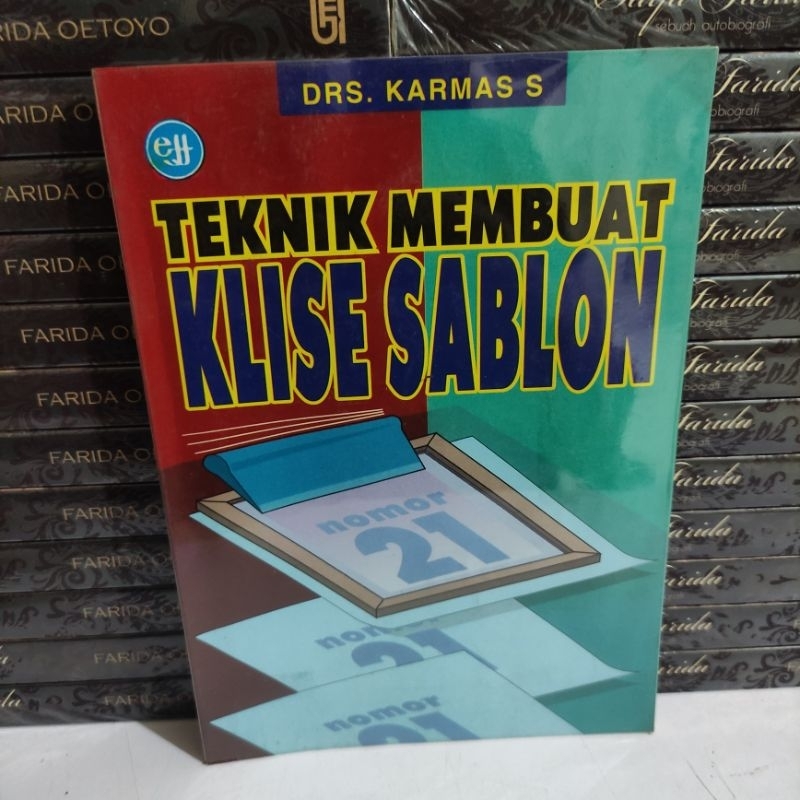 Jual BUKU MURAH : TEKNIK MEMBUAT KLISE SABLON | Shopee Indonesia