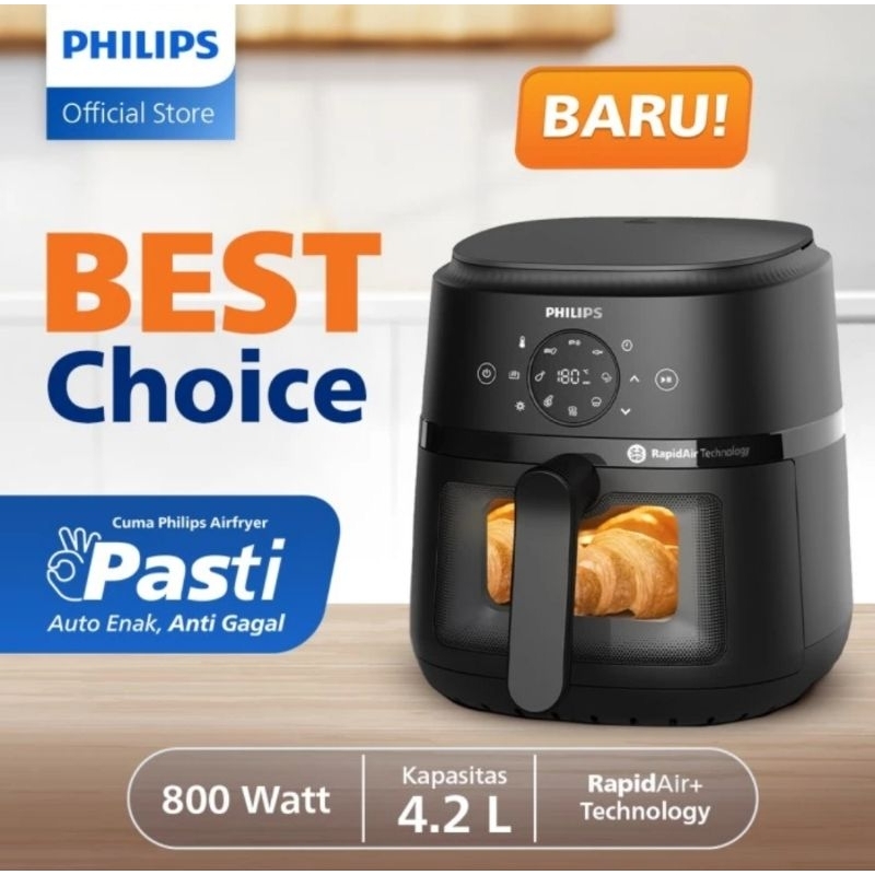 Jual Philips Air Fryer 2000 Series NA220/00 hitam NA220/10 putih 4,2 ...