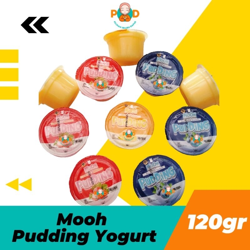 Jual MOOH PUDDING YOGURT ANEKA RASA 120GRAM | Shopee Indonesia