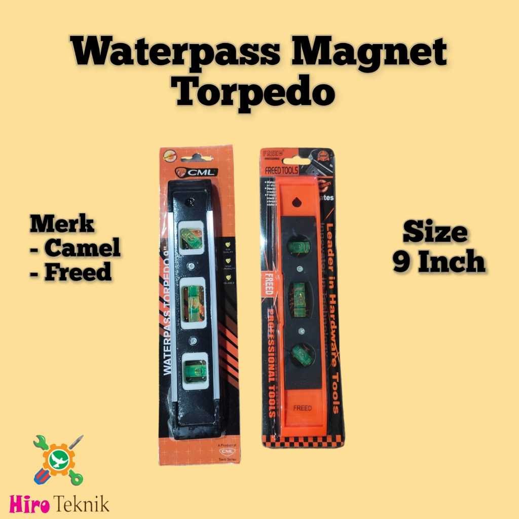 Jual WATERPASS MAGNET TORPEDO 9 Inch | Shopee Indonesia