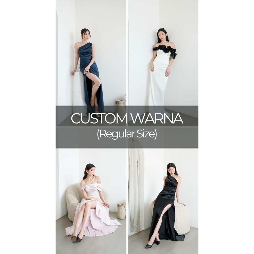 Jual CUSTOM WARNA DRESS (BACA DESCRIPTION) | Shopee Indonesia