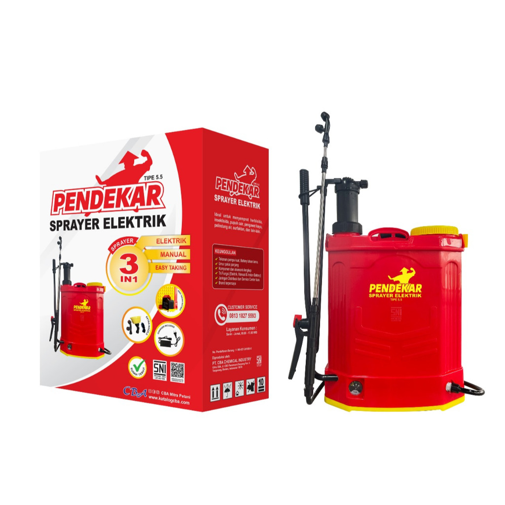 Jual Pompa Sprayer ELEKTRIK 3IN1 16L PENDEKAR | Shopee Indonesia