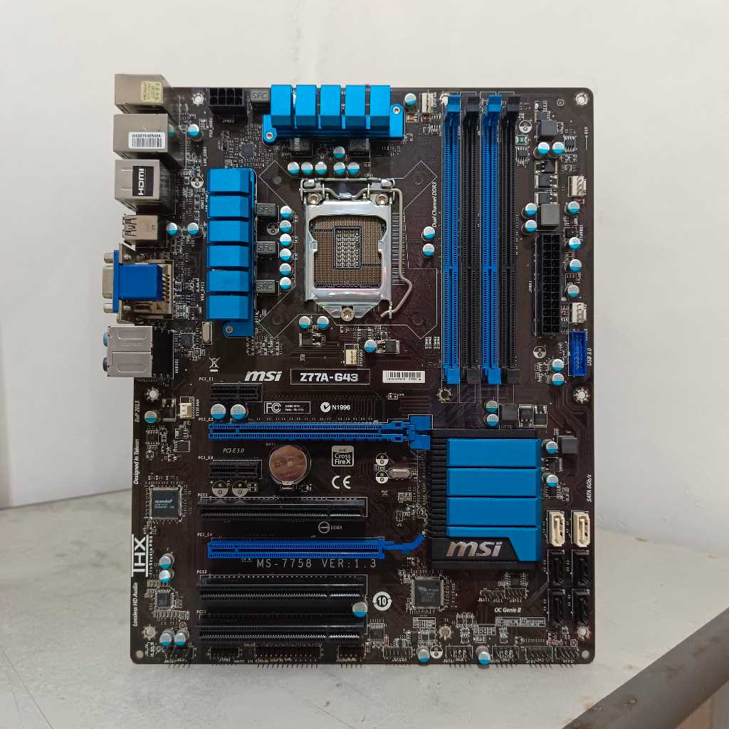 Jual Motherboard MSI Z77 G43 LGA 1155 | Shopee Indonesia