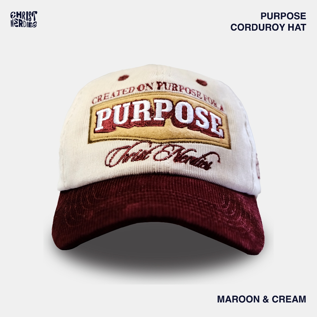Jual Christ Nerdies - Purpose Corduroy Baseball Cap | Shopee Indonesia