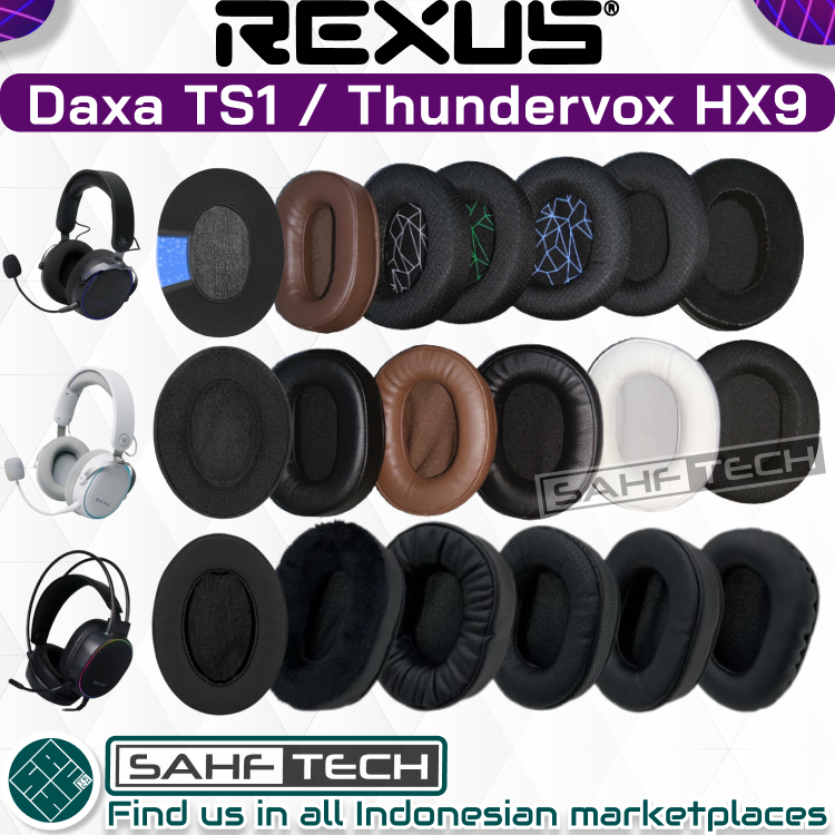 Jual Bantalan Busa Rexus Daxa TS1 / Thundervox HX9 Earpad Earcup Ear ...