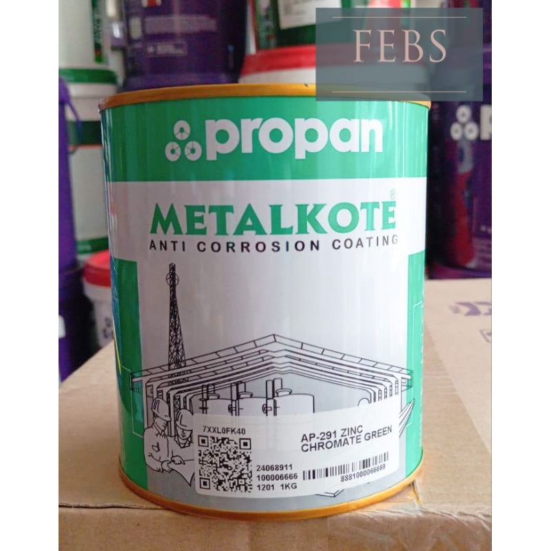 Jual PROPAN Metalkote Zinc Chromate Primer AP 291 Cat Dasar Besi 1Kg ...