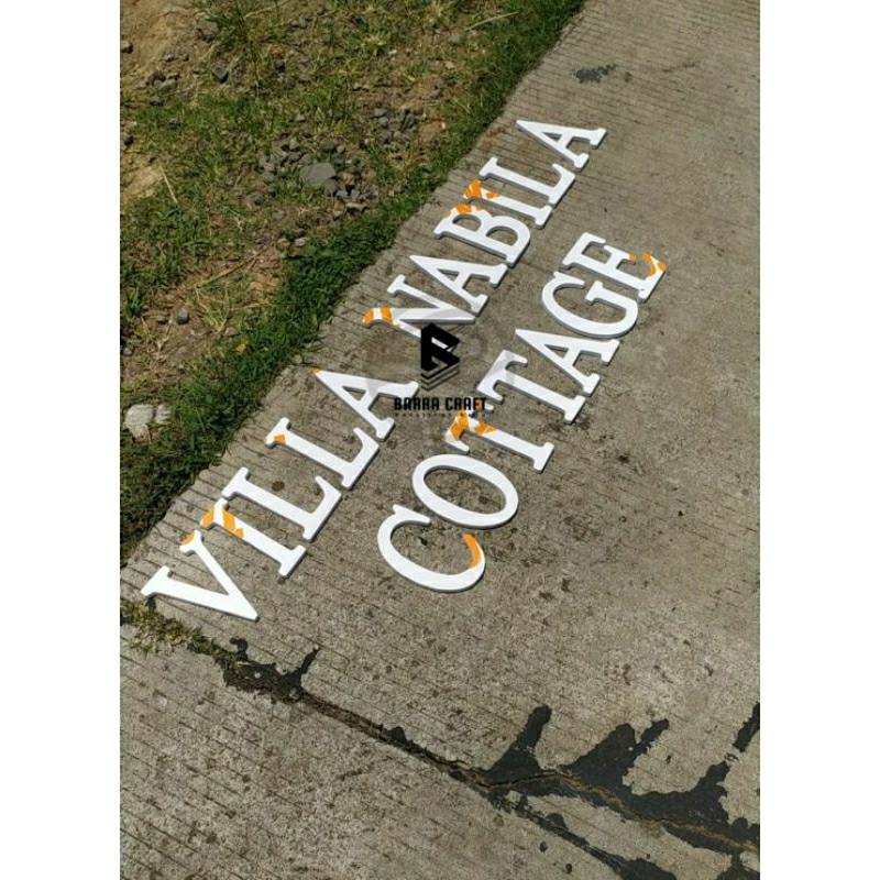 Jual HURUF TIMBUL PVC CUSTOME TEBAL 9MM | Shopee Indonesia