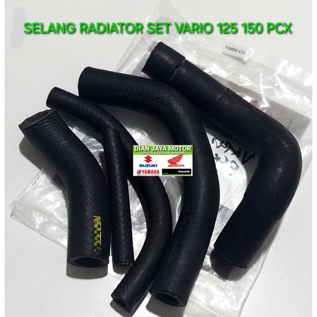Jual ( Thailand ) Selang Air Radiator Set KZR Honda Vario 125 Vario 150 ...