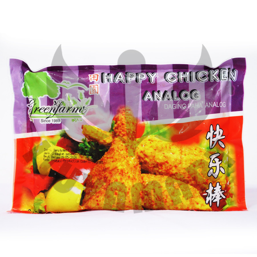Jual Happy Chicken Analog Daging Paha Vegetarian Kuai Le Bang Greenfarm ...