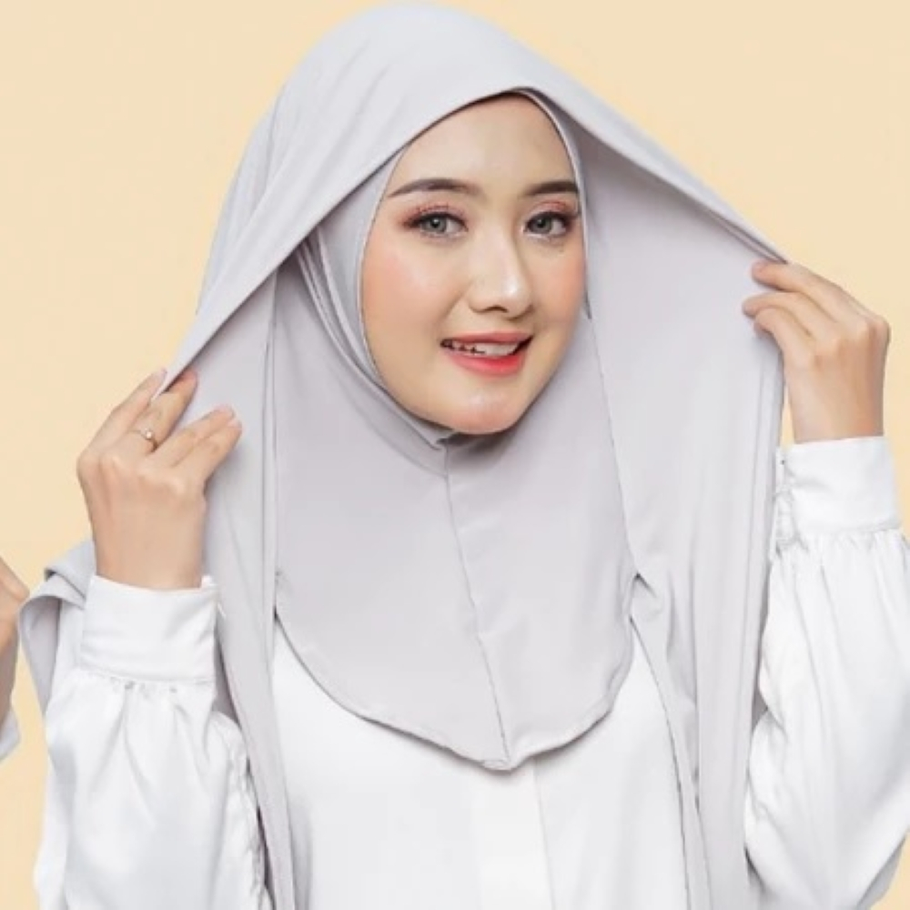 Jual Hijab Instan Jersey Oval Inner Tutup Leher/Hijab Pashmina Instan ...