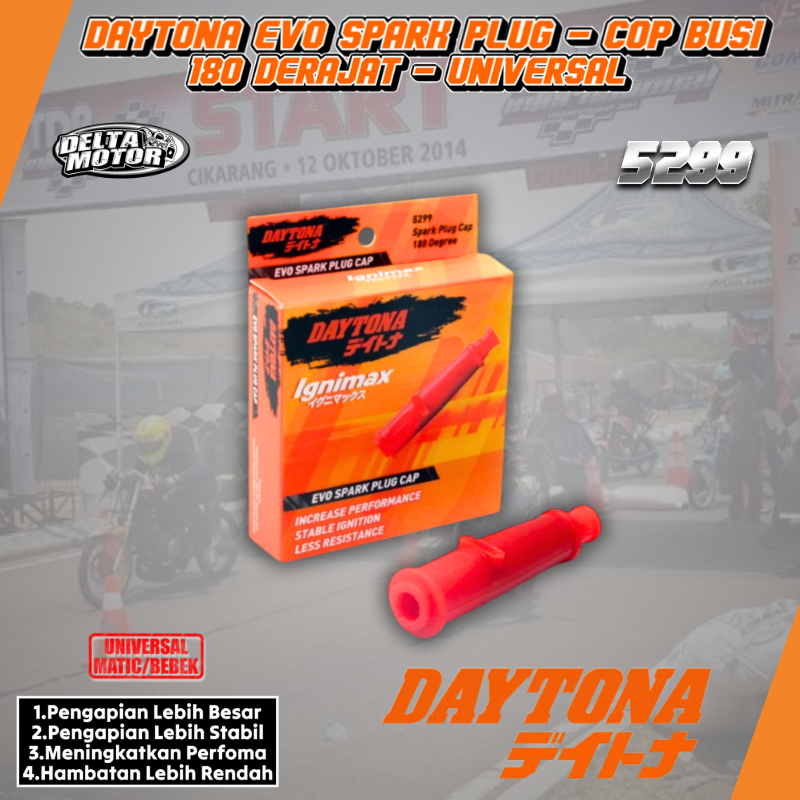 Jual CANGKLONG BUSI EVO SPARK PLUG CAP DAYTONA COP BUSI RACING 180 ...