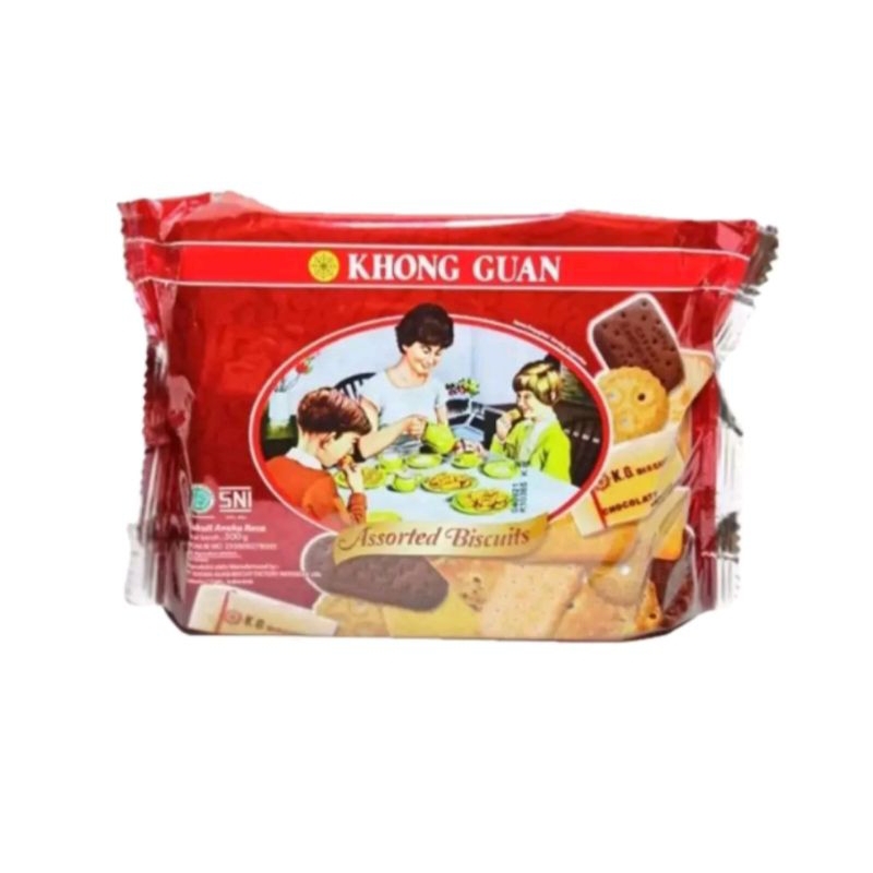 Jual Khong Guan Assorted Biscuit 300gr - Biskuit Khong Guan / Khong ...