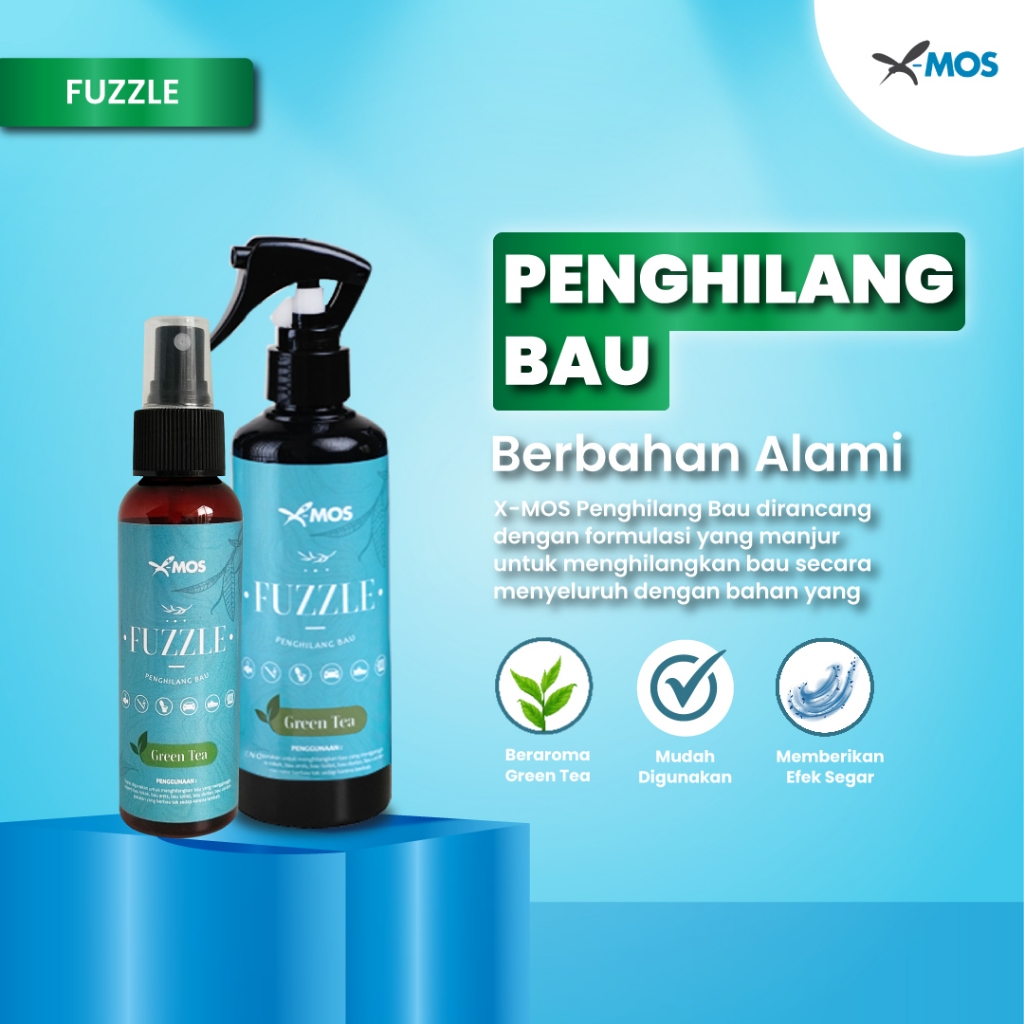 Jual XMOS Fuzzle 250 ML spray Penghilang dan Penetral Bau tak sedap ...