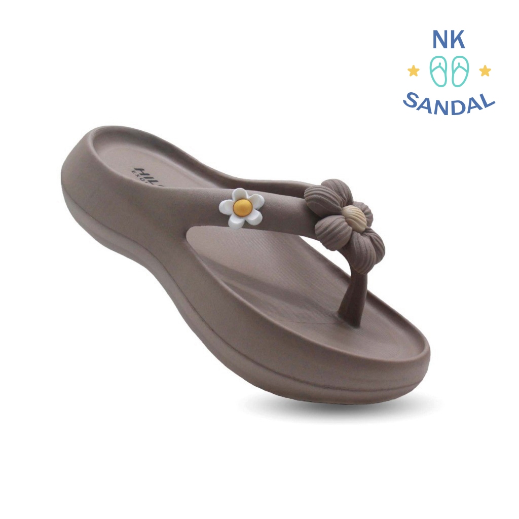 Jual Sandal Jepit Wanita Dewasa Motif Bunga Sandal Wanita Karet Jely ...