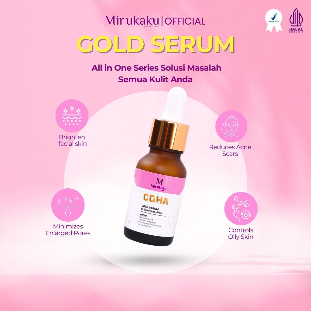 Jual Mirukaku Cdha All In One Serum Rahasi Kulit Sehat dan Bercahaya ...