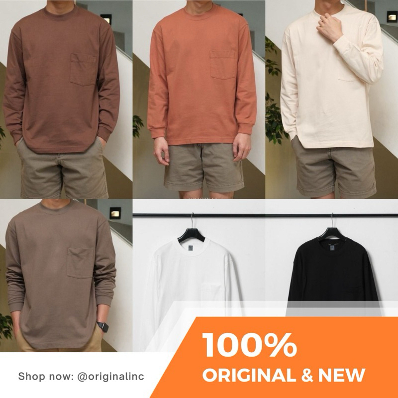 Jual UNQ Long Sleeve Tee UNQ-LST-02 | Shopee Indonesia