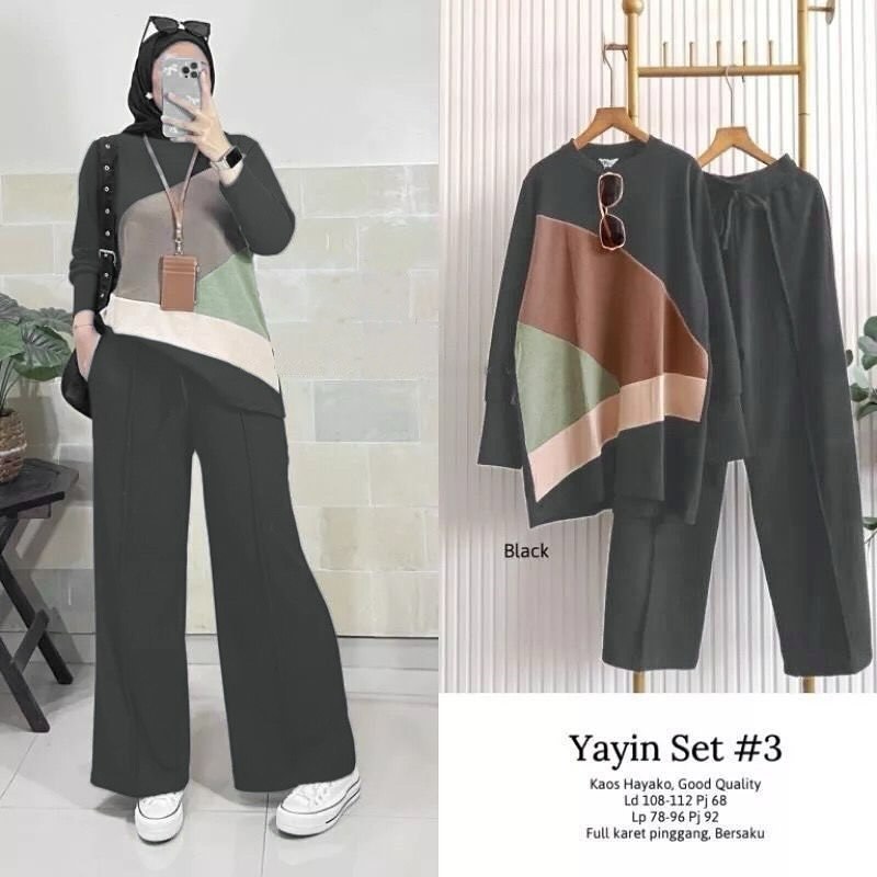Jual Setelan Wanita Impor kaos hayako Premium Tebal One Set Simpel Terbaru | Shopee Indonesia