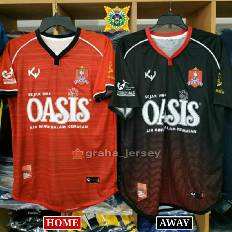 Jual Jersey PERSIJAP JEPARA 2019 Home Away Liga 3 Merah Hitam PRINTING ...