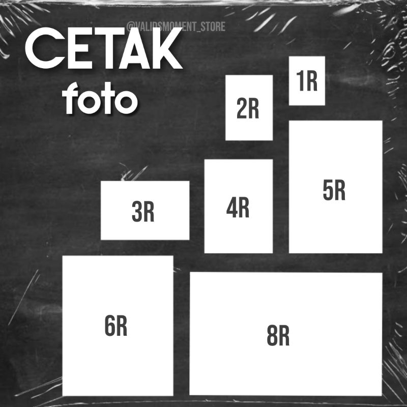 Jual CETAK FOTO UKURAN 1R, 2R, 3R, 4R, 5R, 6R, 8R | GLOSSY / SILK | Shopee Indonesia