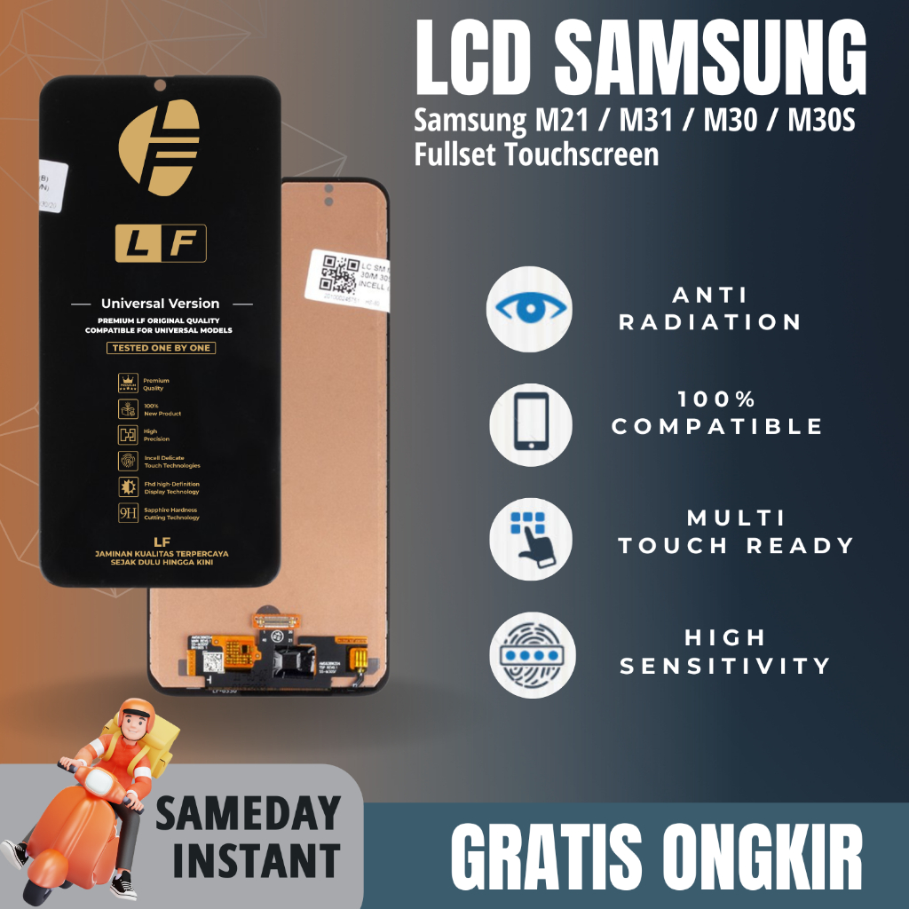 Jual LF - (GARANSI LEM) LCD Samsung M21 / M31 / M30 / M30S Fullset Touchscreen | Shopee Indonesia