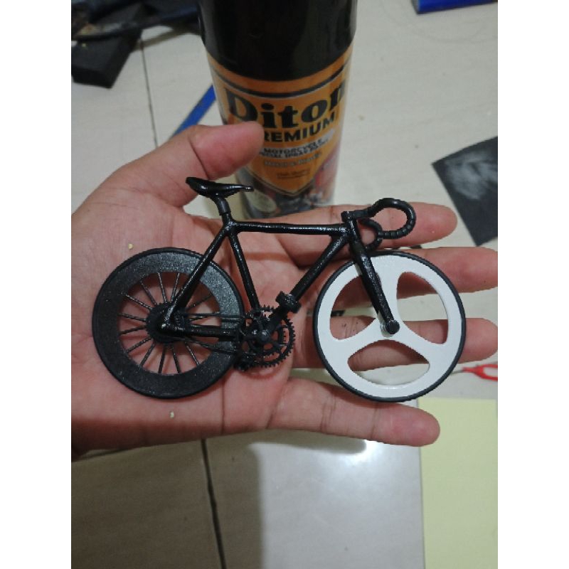 Jual Miniatur sepeda FIXIE ( JAY JO ) 3 spoke | Shopee Indonesia