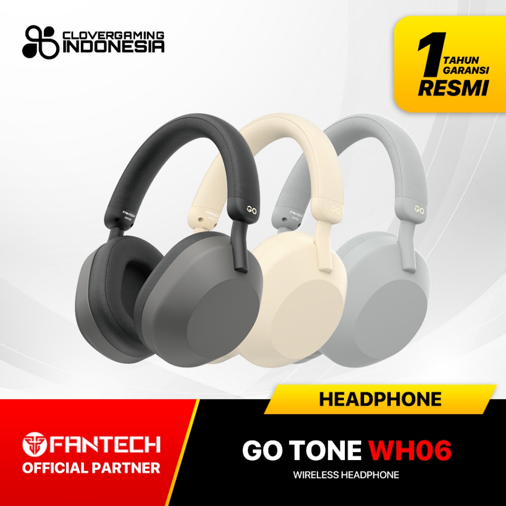 Jual Fantech WH06 Wh-06 GO Tune Wireless Headphone Bluetooth Dual Mode ...
