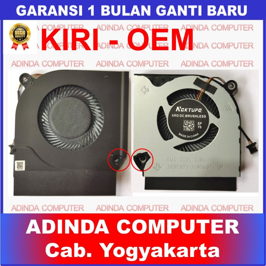 Jual Fan Acer Nitro 5 AN515-57 AN515-44 AN515-45 AN515-55 GPU KIRI OEM ...