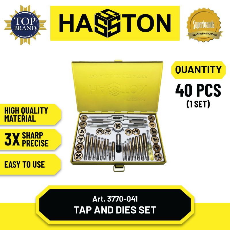 Jual Hasston Snei Tap Set / Alat Pembuat Ulir Baut & Mur, Tap dan Die ...