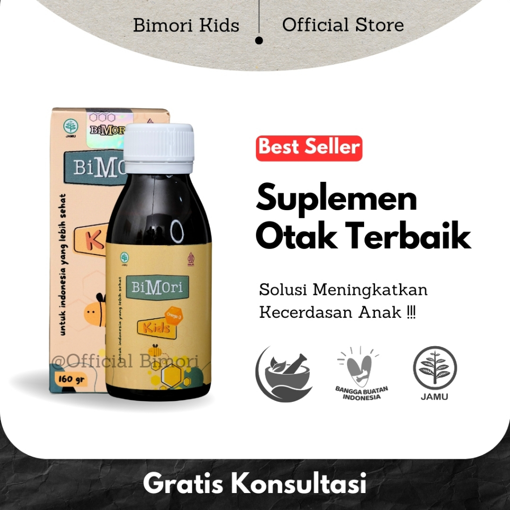 Jual Bimori Kids Nutirsi Otak Anak Cerdas Atasi Speech Delay Terlambat ...
