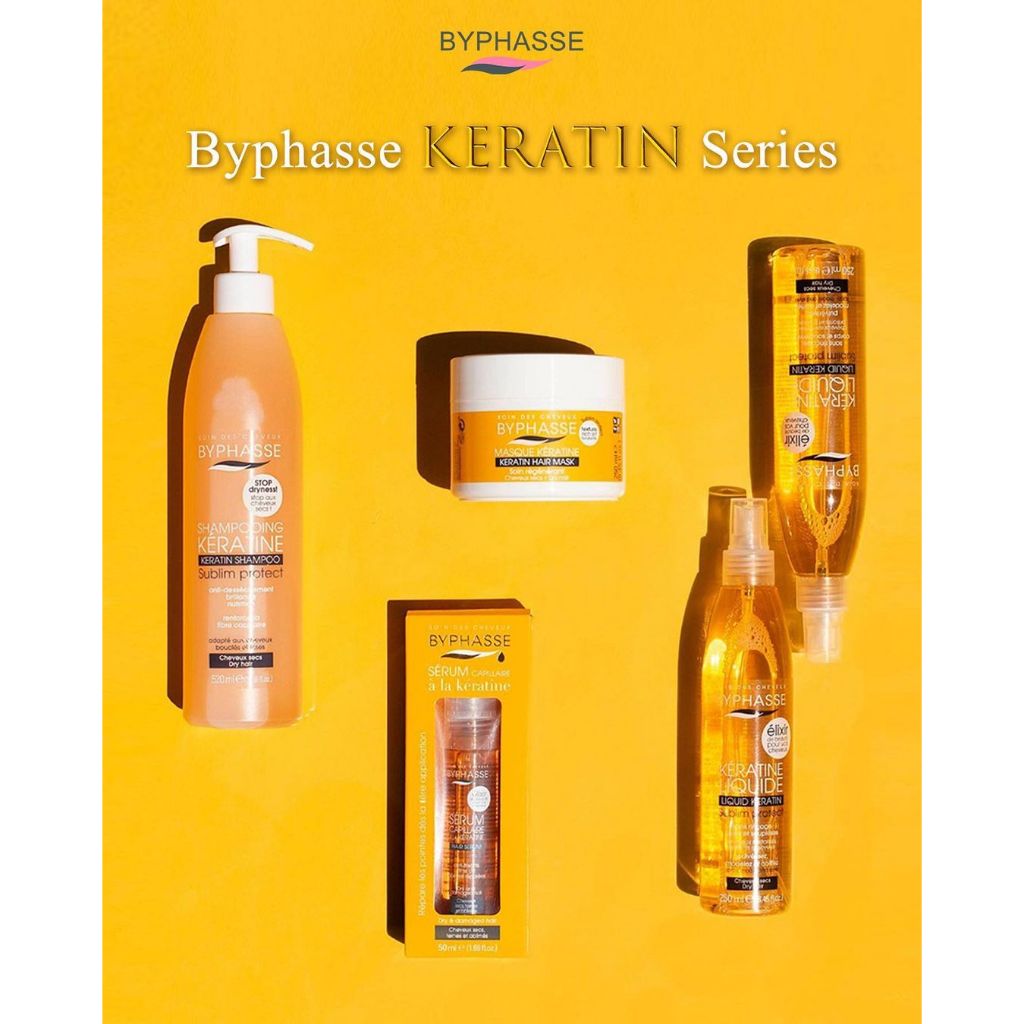 Jual MADE IN SPAIN Paket Byphasse Keratin Series | Shampoo Liquid Hair ...
