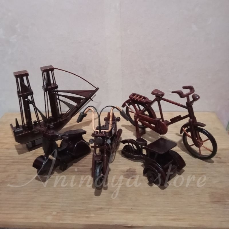 Jual paket hemat souvenir miniatur uk s harleydavidson kapal sepeda ...