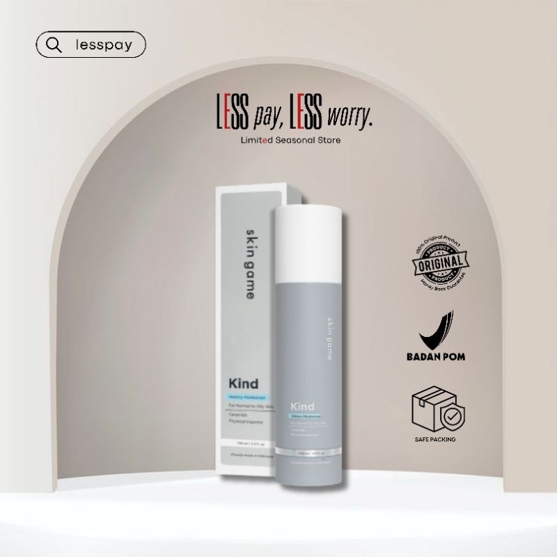 Jual Skin Game Kind Watery Moisturizer 100ml | Shopee Indonesia
