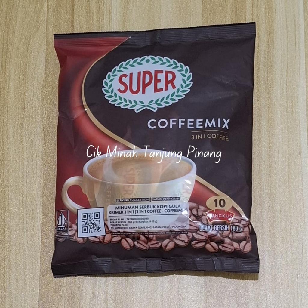 Jual Super Coffeemix 3 in 1 Coffee | Isi 10 Sachets | Oleh-oleh Khas ...