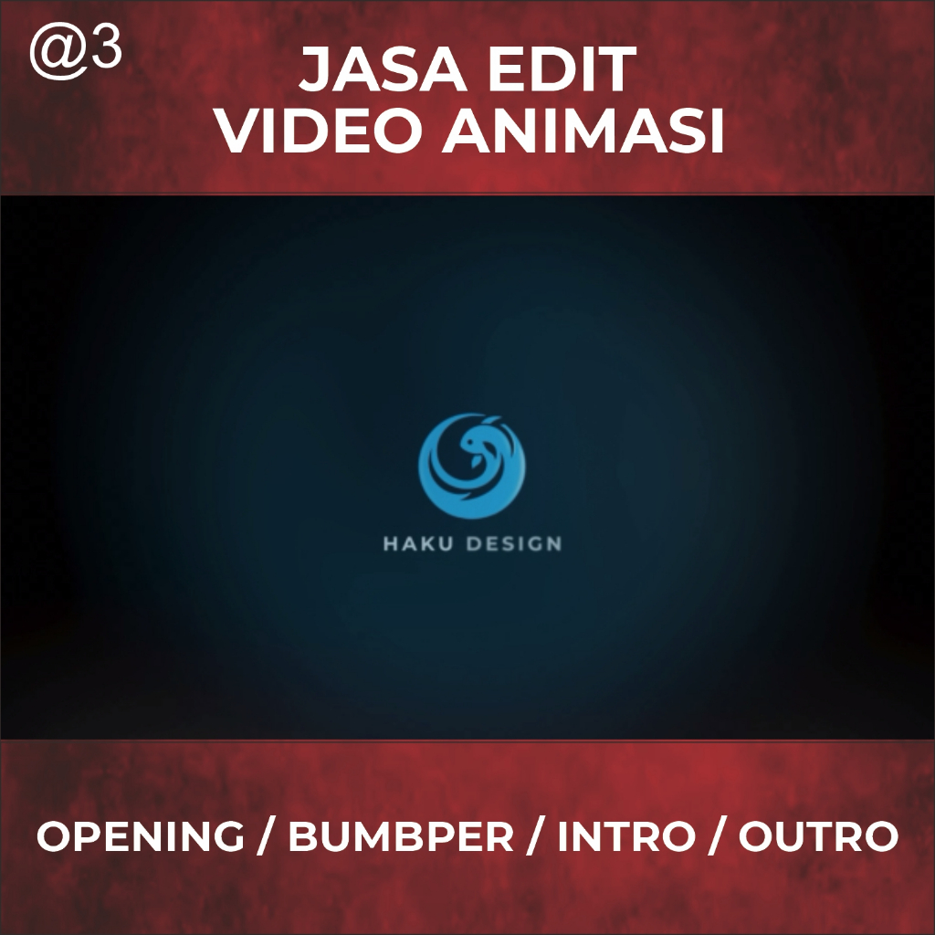 Jual Jasa pembuatan Video Animasi Opening Intro Outro Logo untuk kebutuhan Youtube Instagram ...