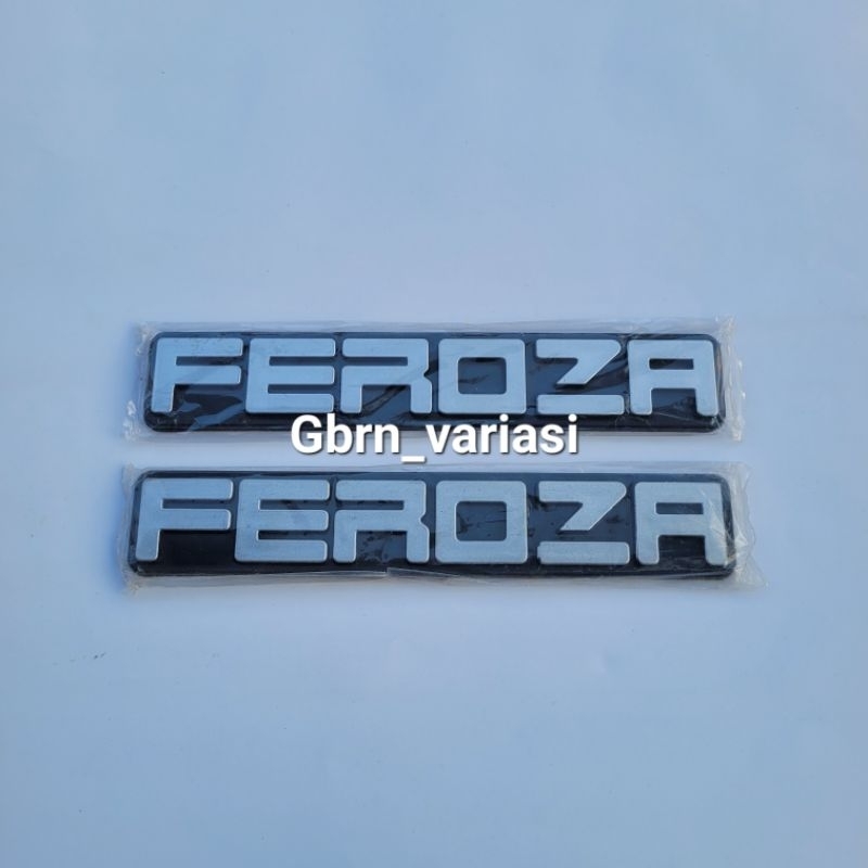 Jual EMBLEM Logo tulisan ferosa /emblem feroza | Shopee Indonesia