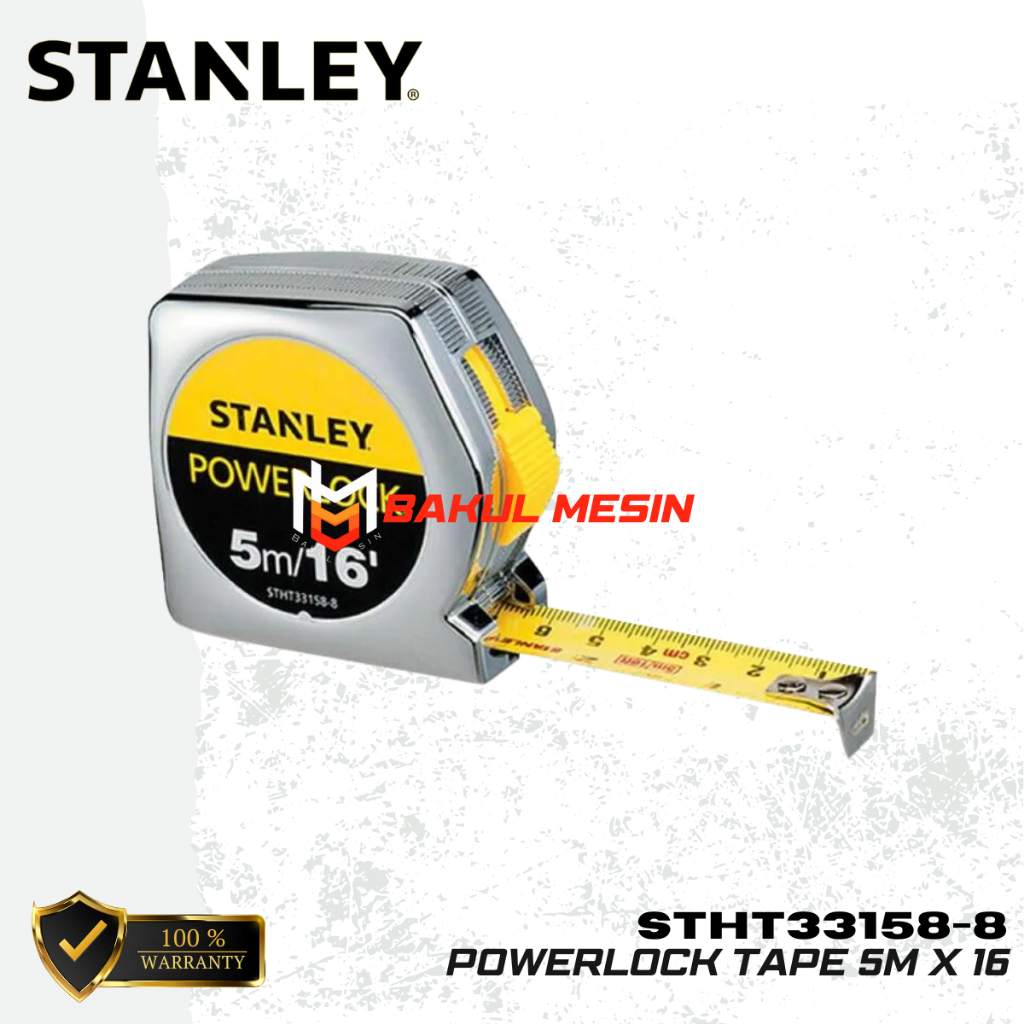 Jual Meteran ukur Powerlock Tape 5M X 16 STANLEY STHT33158-8 | Shopee ...