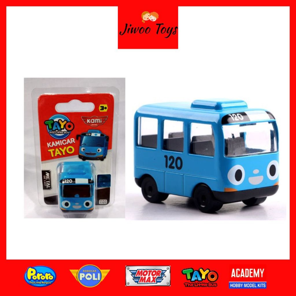 Jual Iconix Tayo The Little Bus Kamica Kinder TYM220008 Mainan Bus Tayo ...
