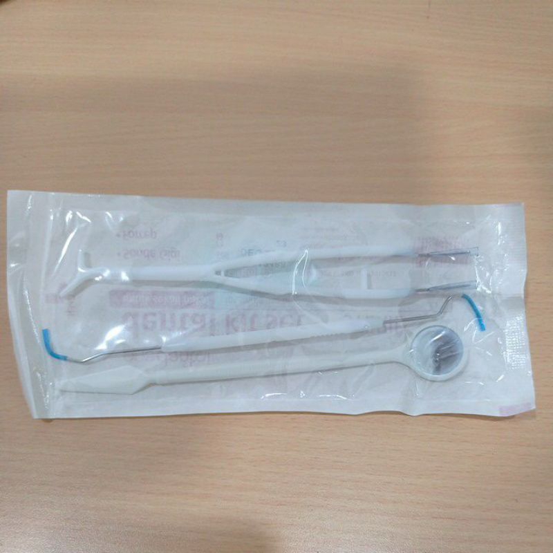 Jual Alat Dental Kit Set Cek Kesehatan Gigi Disposible Praktis | Shopee ...