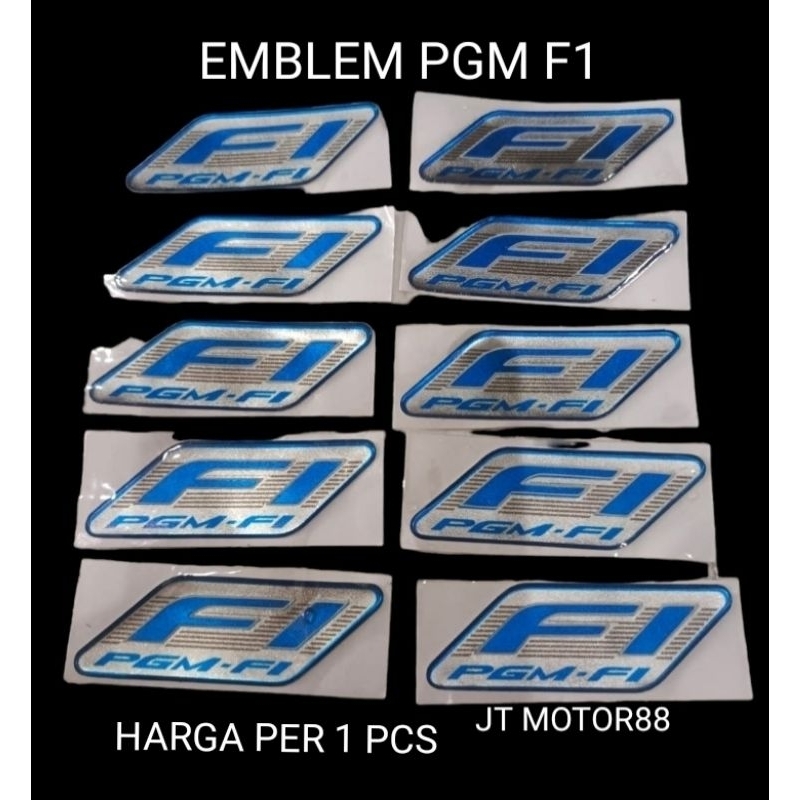Jual EMBLEM STIKER TIMBUL TULISAN PGM F1 harga satuan | Shopee Indonesia