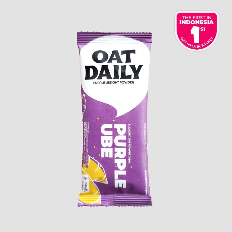 Jual Oat Daily Flavored Oat Powder Purple Ube Sachet 25g | Shopee Indonesia