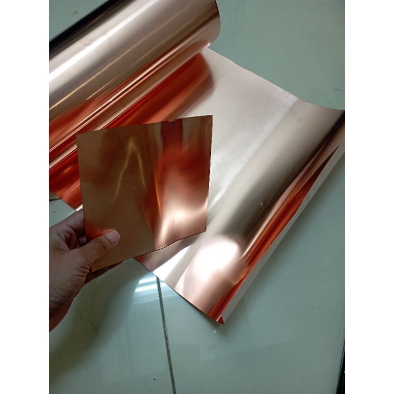 Jual Plat Tembaga Murni Import Tebal 0,1mm x 100mm x 360mm | Shopee ...