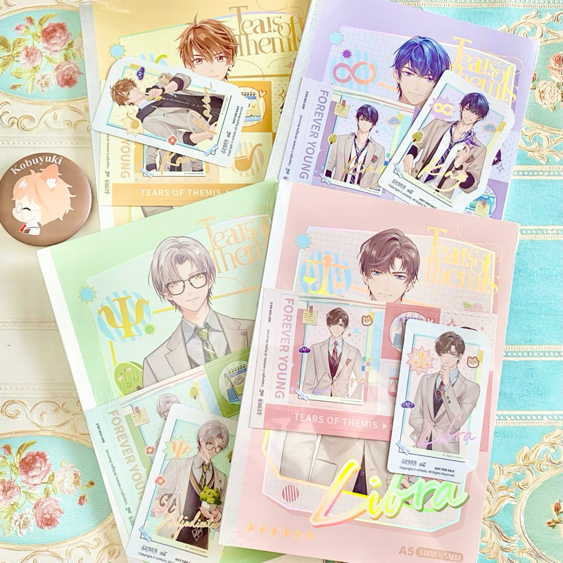 Jual OFFICIAL Tears of Themis Notebook , sticker Forever Young notes ...