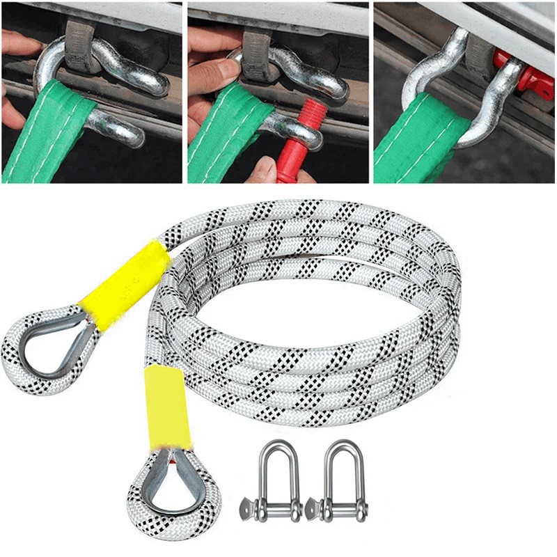 Jual Tali Derek Kuat Dan Aman Rope Strap Rescue 5 Ton Polyester 18 mm 8 ...