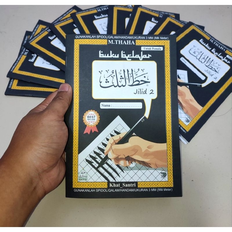 Jual Buku belajar kaligrafi khat Sulus M.Taha | Shopee Indonesia